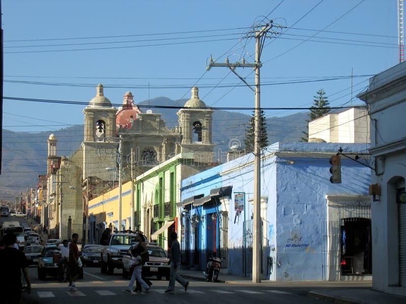 City Street Life - Oaxaca - Mexico Editorial Photo - Image of mexico ...
