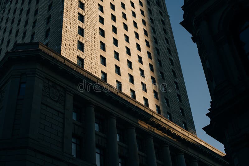 City Street View, Downtown of Montreal, Quebec, Canada - Dec, 2019 ...