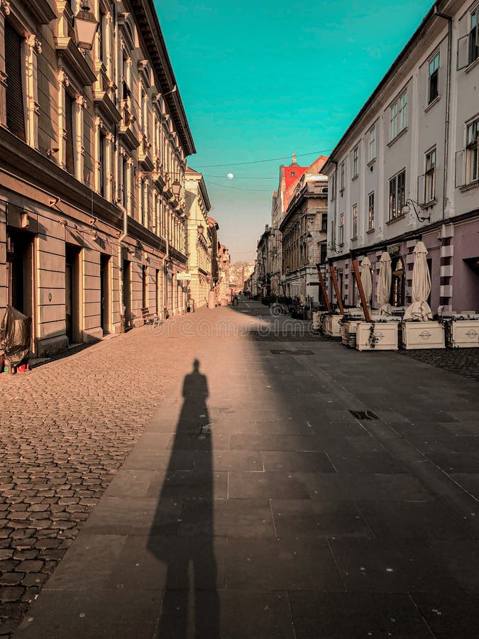 City street stock photo. Image of walking, street, city - 194479154
