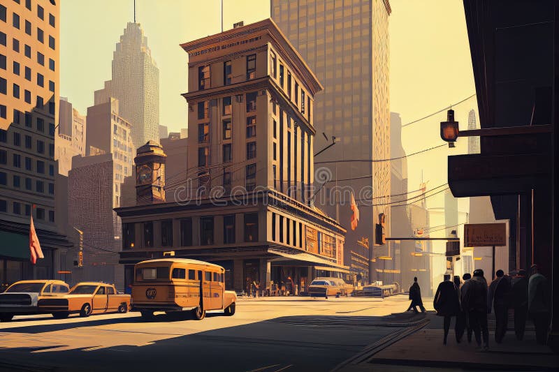 Bustling Background Stock Illustrations – 842 Bustling Background Stock ...