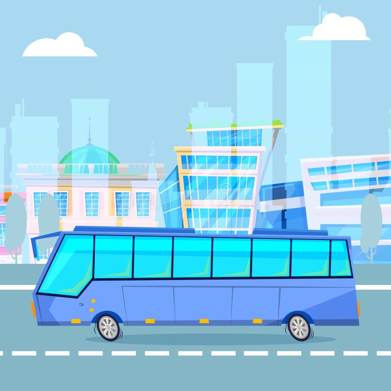 Vector cartoon tourist bus stock vector. Illustration of shuttle - 5543966 Vector cartoon tourist bus stock vector. Illustration of shuttle - 5543966