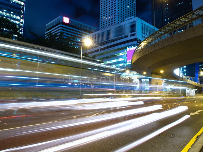 City Traffic at Night stock photo. Image of transport - 20997298