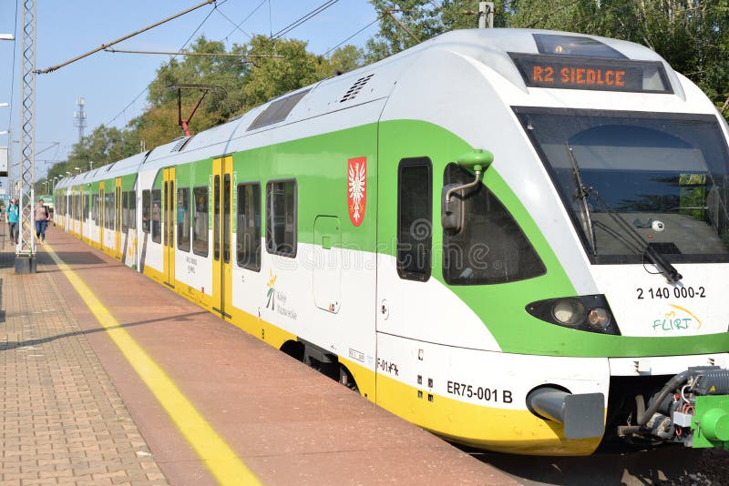 Fast City Train Approaching Platform Editorial Stock Photo - Image of ...