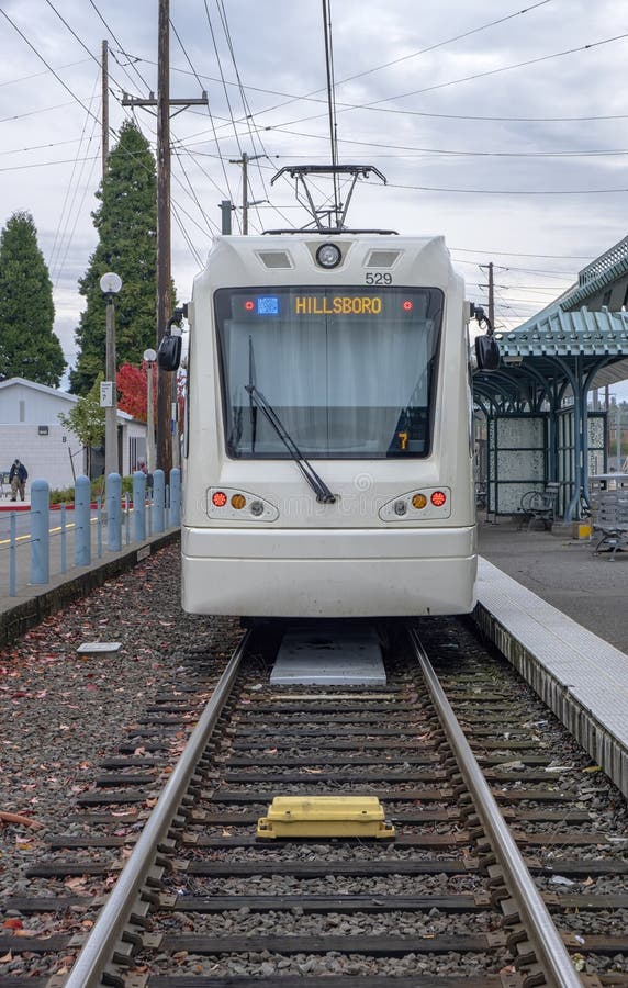 City Transportation Tram in Gresham Oregon Editorial Photo - Image of ...
