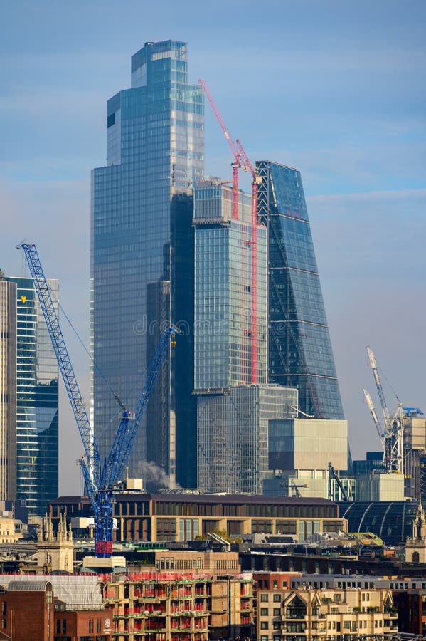 The City Under Construction: Development and Progress Editorial Stock ...