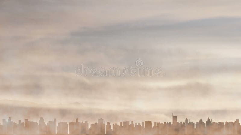 Pollution Animation, Steam and Industrial Factory for Manufacturing ...