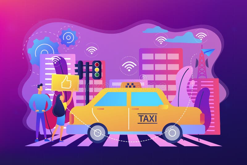 Intelligent Transportation System Concept Vector Illustration. Stock ...