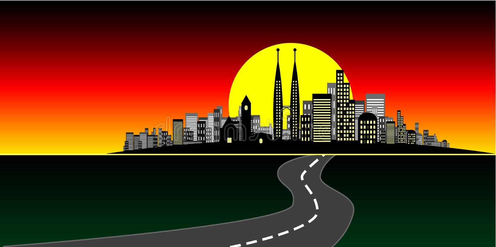 City Vector stock vector. Illustration of grunge, developed - 3240411