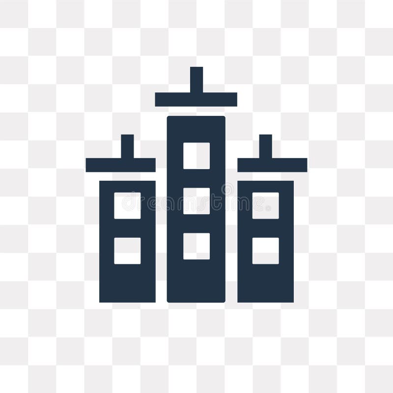 City Vector Icon Isolated On Transparent Background, City Trans Stock ...