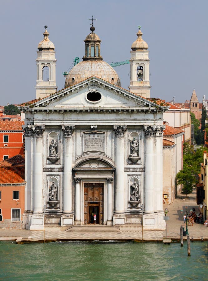 City of Venice with Church Santa Stock Image - Image of buildings ...