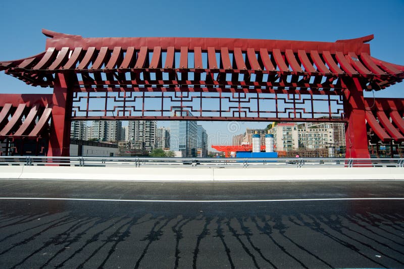 City Viaduct stock image. Image of bridge, city, blue - 31697635