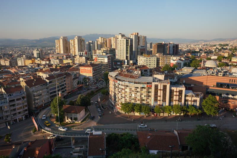 City View of Bursa in Turkiye Editorial Photography - Image of ...