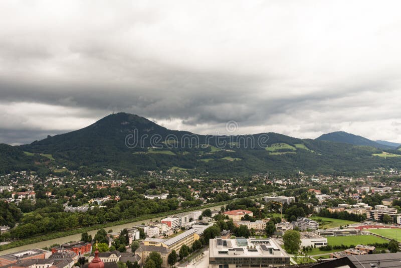 City view from castle #3 editorial image. Image of point - 81100505