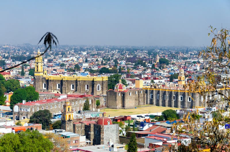 City View of Cholula, Mexico Stock Photo - Image of puebla, urban: 96284690