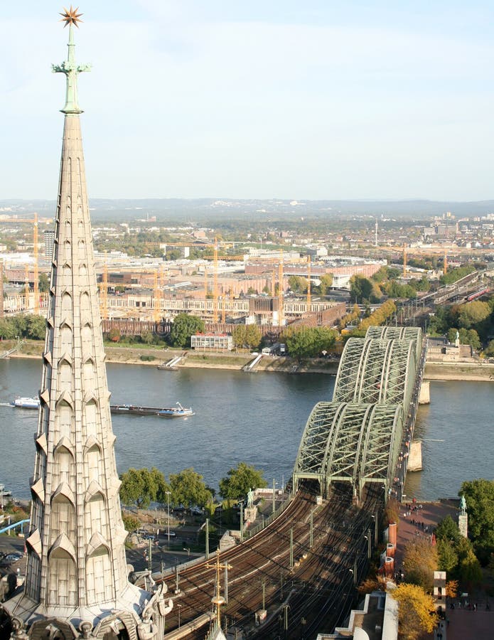 City view of Cologne stock photo. Image of cathedral, history - 1504586