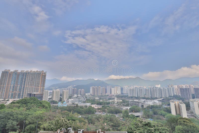 City View of Fo Tan, Sha Tin HK Editorial Photography - Image of ...