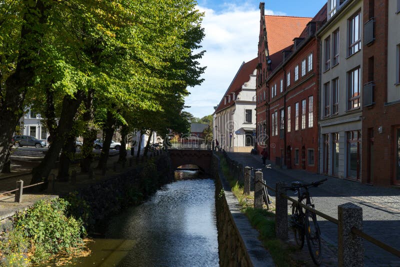 City View in the German Hanseatic City Wismar Stock Photo - Image of ...