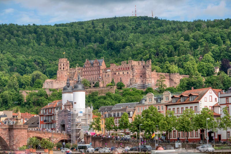 City view of Heidelberg editorial photo. Image of cityscape - 152669206