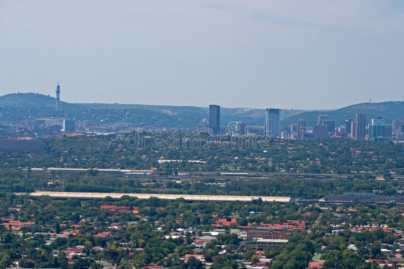 City view from hill editorial photography. Image of green - 98037447