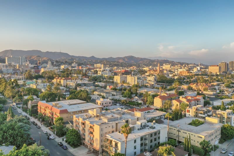 City View of Hollywood in California Editorial Image - Image of ...