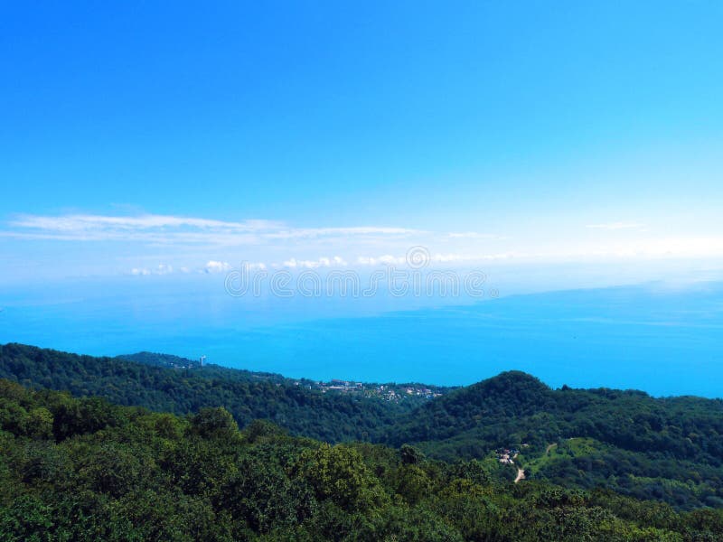City view from mount Akhun stock image. Image of ecology - 96139203