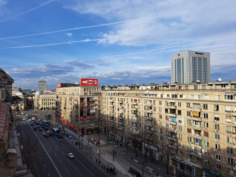 Bucharest skyline editorial image. Image of city, cityscape - 290374135