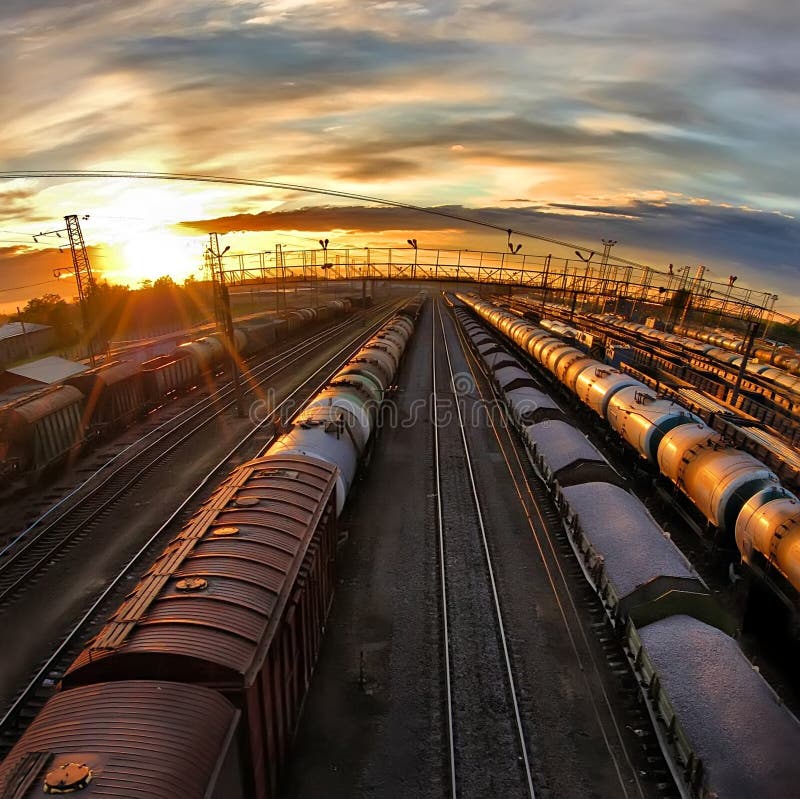 Railway station stock image. Image of metal, chug, locomotive - 20253919