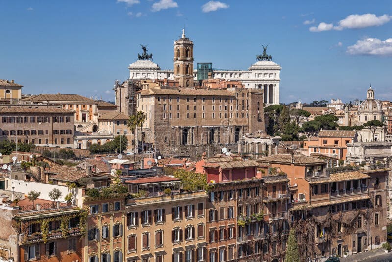 City View of Rome in Italy. Editorial Stock Photo - Image of beautiful ...