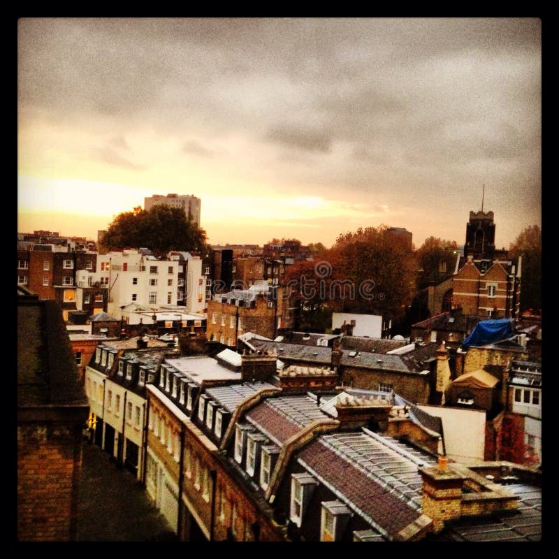 City view stock image. Image of view, houses, rooftop - 46707917