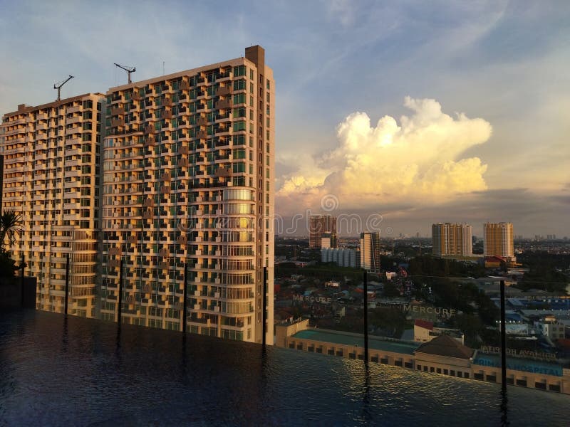 City View of Tangerang City, Indonesia Editorial Image - Image of city ...