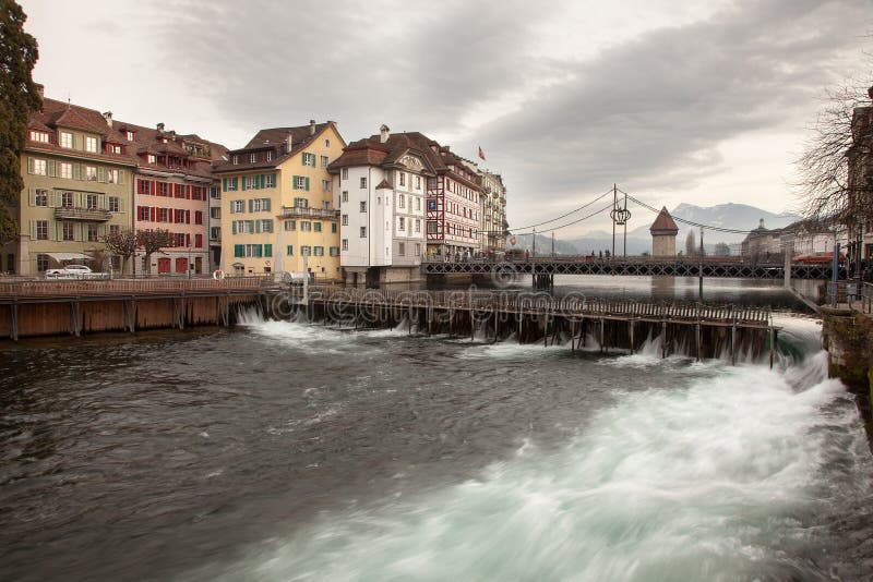 City Views from Downtown Luzern Lucerne, Switzerland Editorial ...