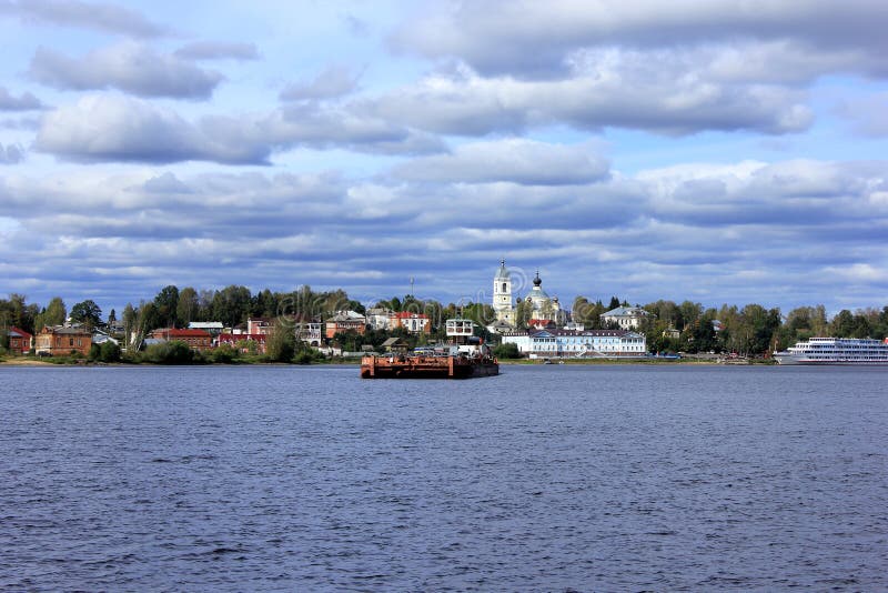 City on the Volga stock photo. Image of cityscape, beautiful - 49043996