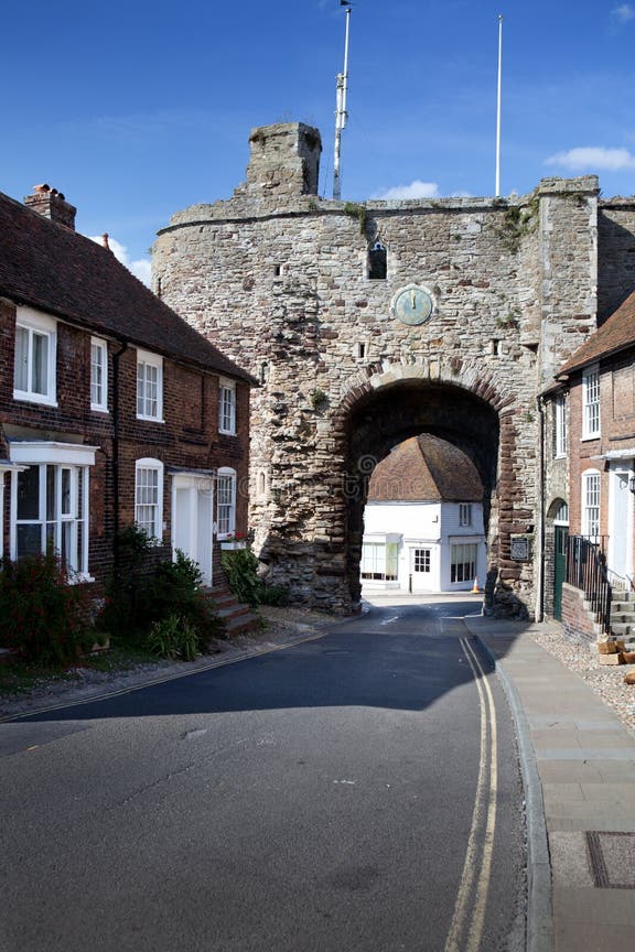 City wall gate rye england stock photo. Image of gates - 29362088