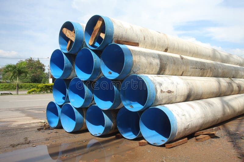 City water supply pipes stock photo. Image of piping - 21371530