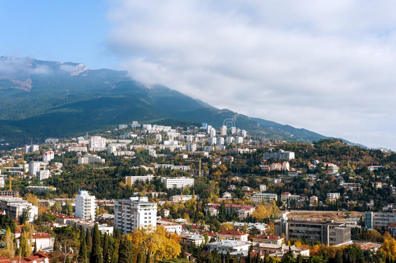 The city of Yalta. Ukraine stock image. Image of tourism - 33316227
