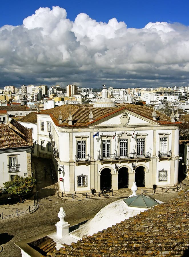 Faro city stock image. Image of urban, houses, portuguese - 10625289