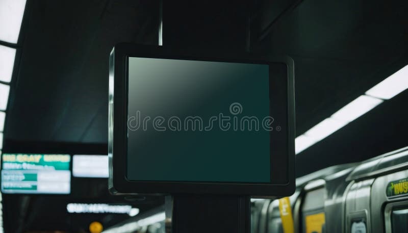 Citylight, Information Board, Advertising, Metro Mockup, Ai Generated ...