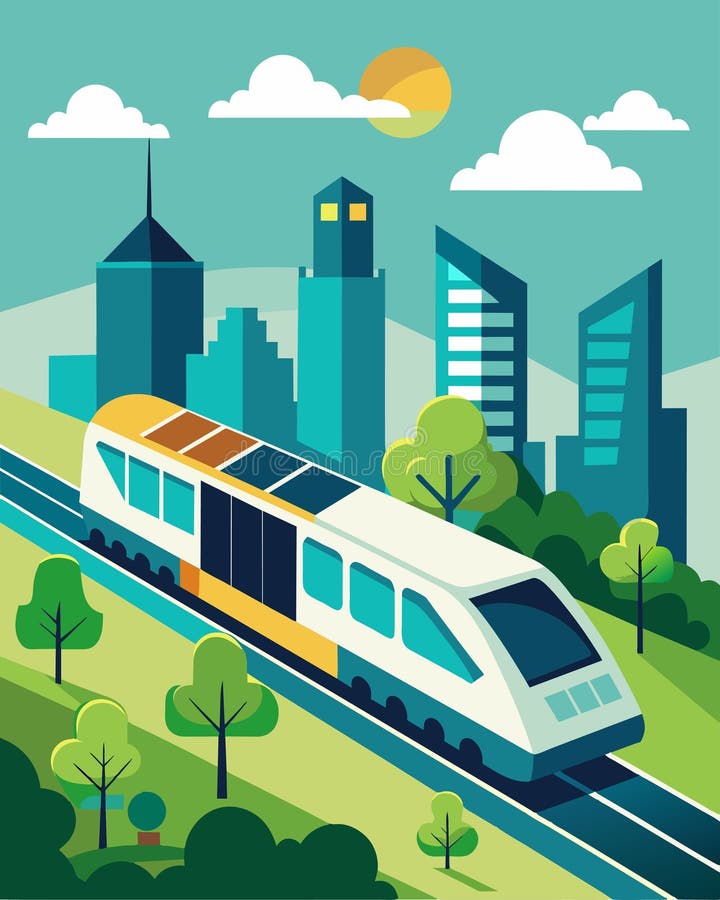 The Citys New Solar Powered Train Silently Glides through the Streets ...