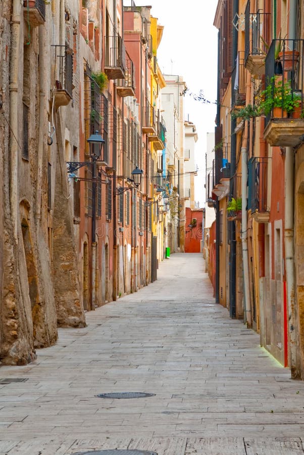 Cityscape stock photo. Image of urban, spain, alley, city - 28036760