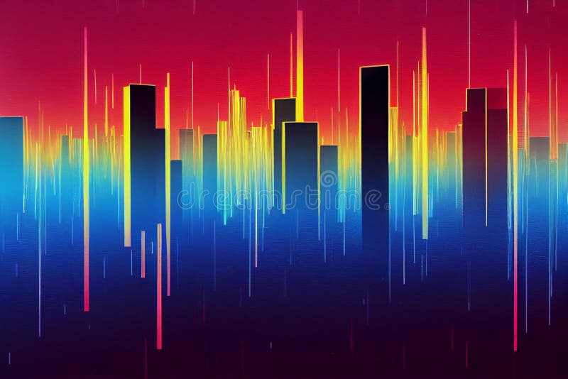 Cityscape. Abstract Modern Cityscape Background. Ai Generated. Glitch ... Cityscape. Abstract Modern Cityscape Background. Ai Generated. Glitch ...