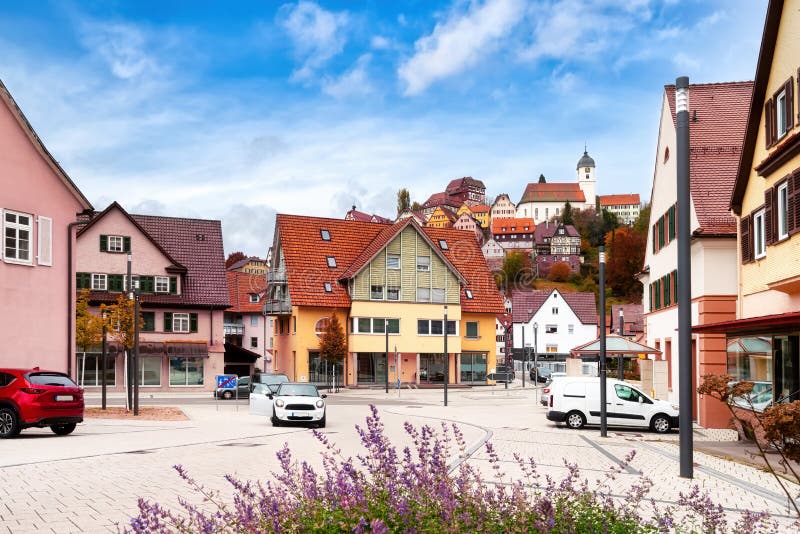 Cityscape of Altensteig in Black Forest, Germany Editorial Stock Photo ...