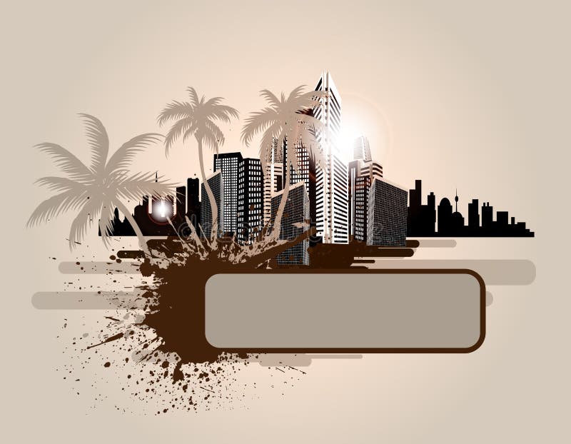 Cityscape Background stock vector. Illustration of panoramic - 18422654