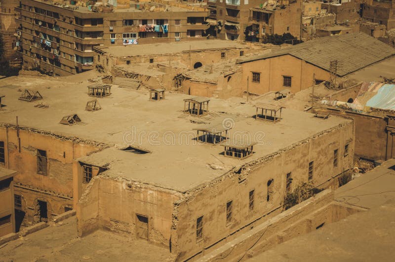 Cityscape Background at Cairo, Egypt Stock Image - Image of buildings ...