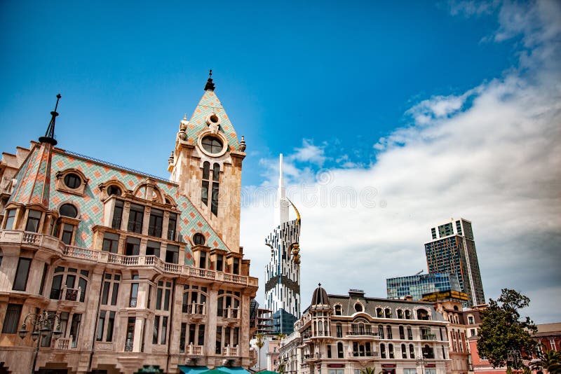 Cityscape with Beautiful Architecture in Batumi Editorial Image - Image ...