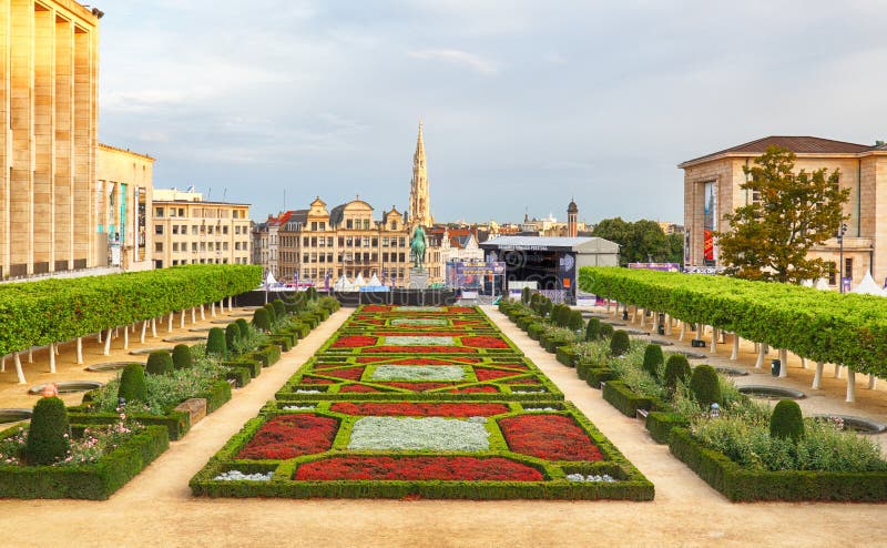 Cityscape of Brussels in a Beautiful Summer Day Editorial Image - Image ...