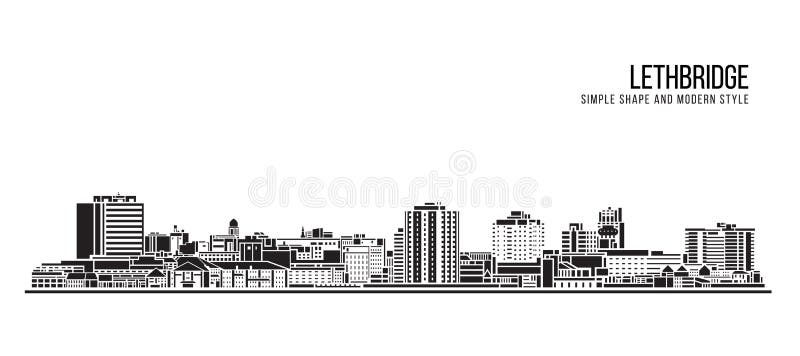 Lethbridge Skyline Stock Illustrations – 12 Lethbridge Skyline Stock ...