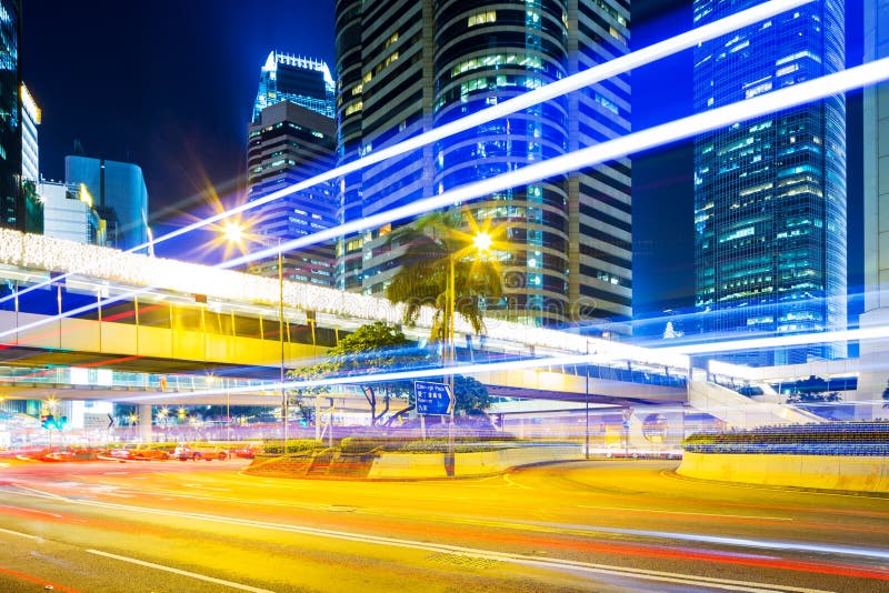Cityscape with Busy Traffic Stock Image - Image of moment, line: 36869637