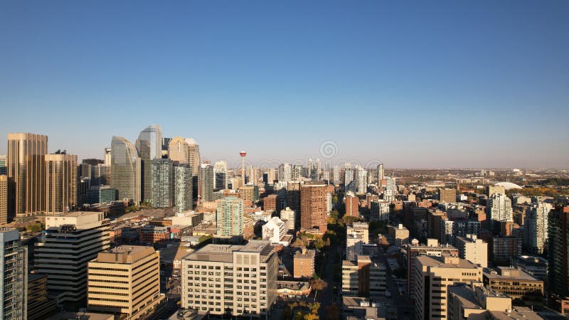 Cityscape of Calgary, Canada Captured Under Sunlight Stock Image ...