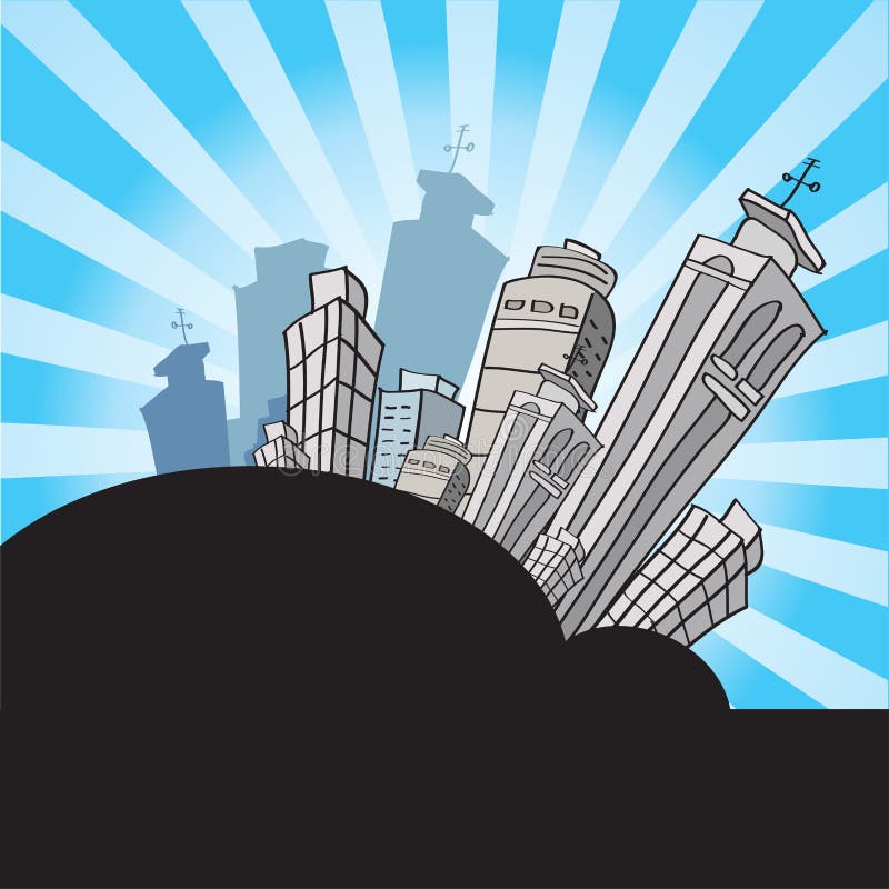 Cityscape Cartoon Drawing Stock Illustrations – 24,979 Cityscape ...