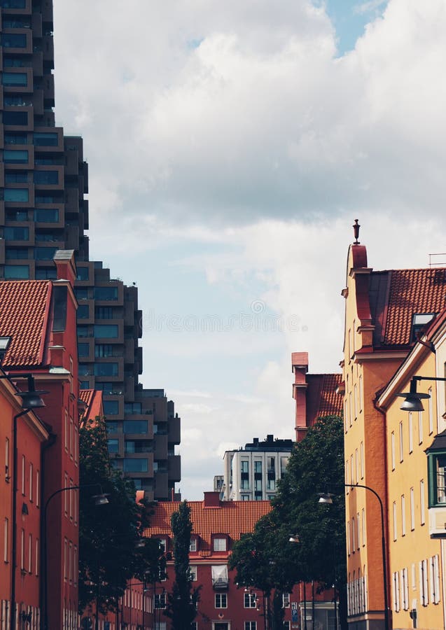 Cityscape during a day stock image. Image of road, tower - 249824079